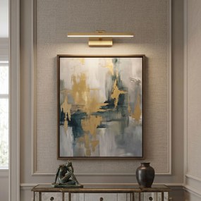 Toolight APP1863-1W, koupelnová LED svítilna, 400 mm, broušená ocel, OSW-66016