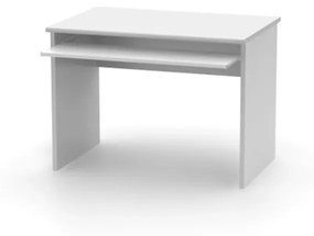 Psací stůl, bílá, JOHAN 2 NEW 02