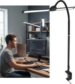 Brilagi - LED Stmívatelná stolní lampa USB VARIO LED/14W/5V 3000-6000K černá