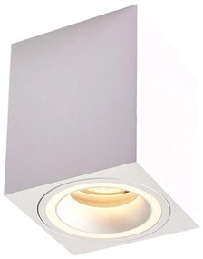 Milagro | Bodové svítidlo BIMA 1xGU10/25W/230V hranatý bílá | MI1881