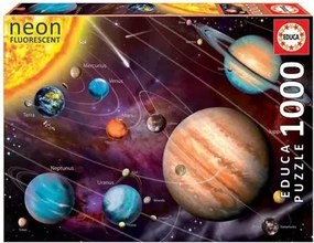 EDUCA Svítící puzzle Sluneční soustava / 1000 dílků / od 14 let