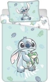 Jerry Fabrics Povlečení do postýlky Lilo and Stitch Frog baby 100x135, 40x60 cm