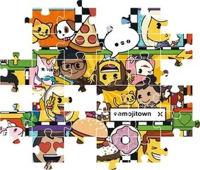 Clementoni PUZZLE Emoji Town / 180 dílků / od 7 let