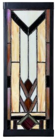 Nástěnné světlo Tiffany v art deco stylu Theresia – 14x16x40 cm