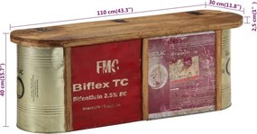 vidaXL Úložná lavice/příborník 120x30x40 cm masivní recyklované dřevo [352782]