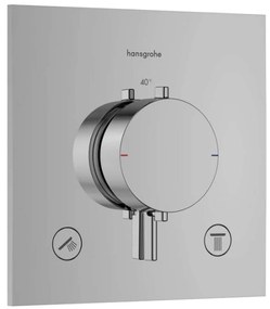 Hansgrohe Ecostat Comfort E - Termostatická baterie pod omítku, pro 2 spotřebiče, chrom 33711000