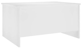 Konferenční stolek bílý 80 x 55,5 x 41,5 cm kompozitní dřevo - Default Title