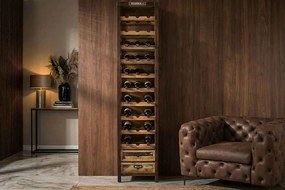 Designový regál na víno Winebar 190 cm borovice