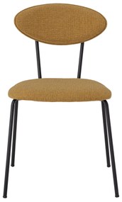 Bloomingville Jídelní židle Mason, žlutá, polyester - 82051296