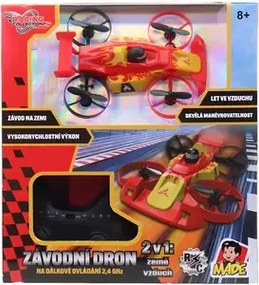 MADE Dron Formule 2v1 / Auto a dron / jízda i let / plast / 3+ / na ba