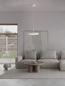 Moderní stojací lampa Ophelia Bílá