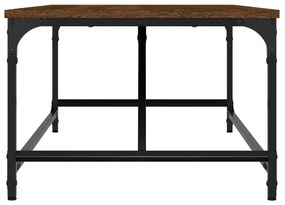 Konferenční stolek hnědý dub 100x50x35 cm kompozitní dřevo - Default Title