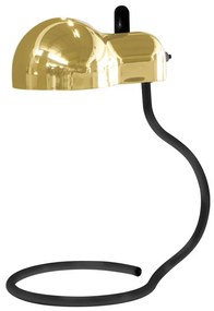Stilnovo 9070 Minitopo Gold special, zlatá stolní retro lampička, 1x7W LED E27, výška 36cm