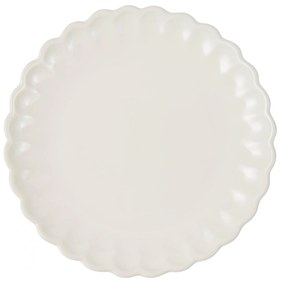 IB LAURSEN Talíř Mynte Butter Cream 19,5 cm, krémová barva, keramika