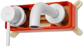 Baterie pod omítku Rea Lungo White Mat + BOX