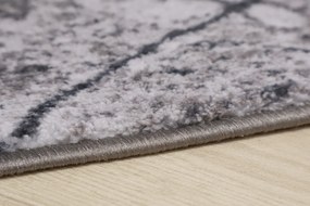 Spoltex, Běhoun na míru Marble 19 šedý, šíře 100 cm, šedá, chodba / předsíň