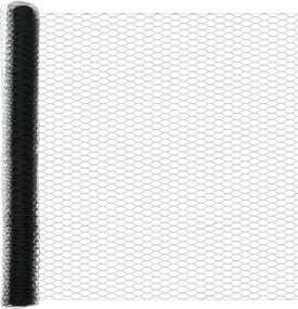 Hexagonální kotvení plotu 100 x 1,5 m Ocel potažená PVC Zelená 3352757