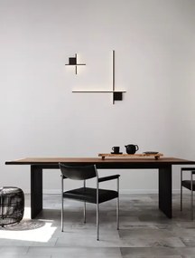 Designové nástěnné svítidlo Cross 30 černá