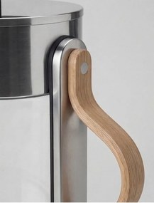 Skleněná rychlovarná konvice ve stříbrné barvě 1,2 l Emma – Stelton