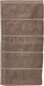 Světle hnědý froté bavlněný ručník 50x100 cm Sauna – Zone