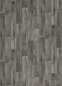 Breno PVC CALLISTO Hunter Oak S92 - šedé dřevo, šíře 200 cm