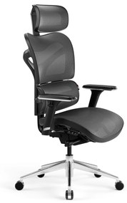 Kancelářská ergonomická židle Diablo V-Commander: černo-šedá Diablochairs