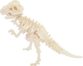 Dřevěné 3D puzzle Tyrannosaurus