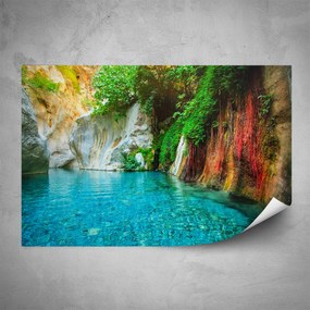Plakát - Azurový záliv (60x40 cm) - PopyDesign