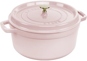 Staub Litinový hrnec s poklicí Cocotte, Ø 26 cm / 5,2 l, růžová 1032973
