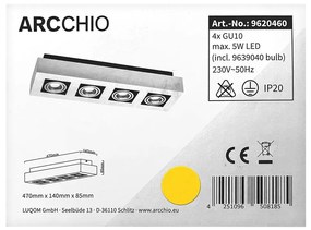 Arcchio Arcchio - LED Bodově svítidlo VINCE 4xGU10/10W/230V LW0168