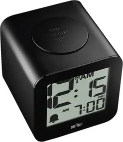 Braun BC 25 BP-DCF černá / Rádiobudík / DCF signál / Hlasový výstup /