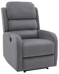 Casarredo - Komfort nábytek Relaxační polohovací křeslo PEGAZ VELVET šedá
