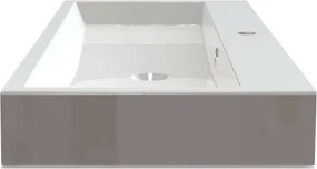 Sapho Sapho, ORINOKO umyvadlo 100x42cm, litý mramor, bílá, OR100