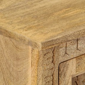 Noční stolek z masivního mangovníkového dřeva | 40x30x50 cm