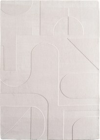 Ayyildiz, Kusový koberec Pompei 1614 cream, 80x150, bílá, chodba / předsíň