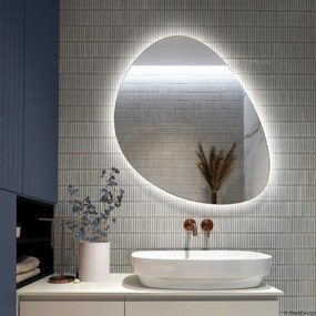 Zrcadlo Fly Opti White LED Rozměr: 47 x 65 cm