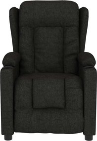 Masážní křeslo černé textil 339060