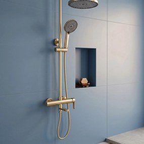 Rea, Sprchový Set Rea Arcos brush gold, REA-P8716