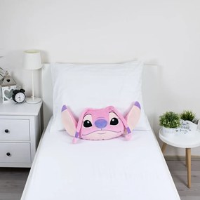 Fleecový dětský polštářek 41x32 cm Lilo and Stitch "Angel Pink" – Jerry Fabrics
