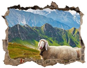 Wallmuralia Nálepka fototapeta 3D na zeď Ovce v Alpách 95x64 cm
