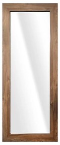 Nástěnné zrcadlo v hnědém rámu Styler Jyvaskyla, 60 x 148 cm