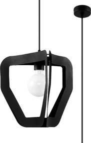 Sollux Lighting Závěsná lampa TRES černá
