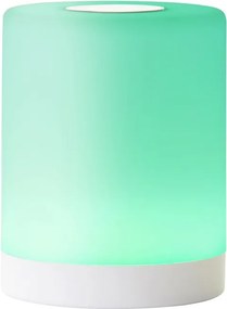 Brilliant G40955/05  AKU stolní lampa ARO RGB bílý lem USB-A, IP44