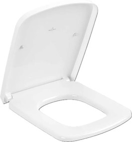 Villeroy & Boch Subway 3.0 - WC sedátko, SoftClosing, QuickRelease, Stone White 8M85S1RW