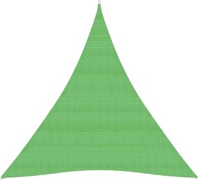 vidaXL Stínící plachta 160 g/m² 3 x 4 x 4 m HDPE [311200] Barva: světle zelená