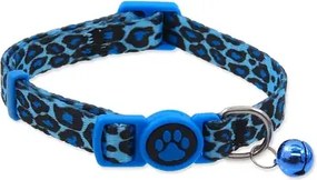 ACTIVE CAT Obojek Nylon XS leopard modrý / Obojek / 19-31 cm