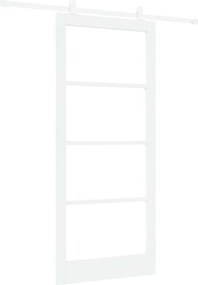 Posuvné dveře ORKDAL 93 x 211 cm Masivní borové dřevo a sklo 3332066