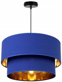 Závěsné svítidlo MEDIOLAN, 1x textilní stínítko (výběr ze 6 barev), (výběr ze 3 barev konstrukce), (fi 45cm), G