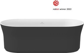Ravak Ypsilon vana volně stojící 180 x 80 cm odtok černá černá XC00100058