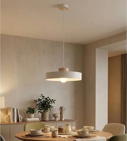 Lustr na lanku KIVI 1xE27/15W/230V bílá